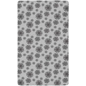 Dandelion Themed Fitted Crib Sheet,Standard Crib Mattress Fitted Sheet Soft Toddler Mattress Sheet Fitted - Baby Crib Sheets for Girl or Boy,28“ x52“,Charcoal Grey White