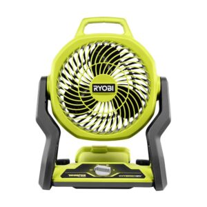 ryobi one+ 18v cordless hybrid whisper series 7-1/2 in. fan (tool only)