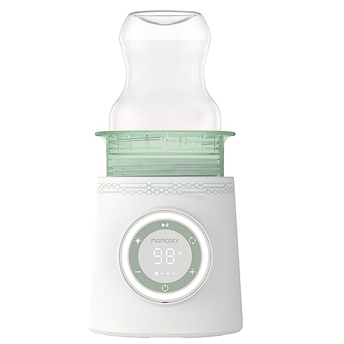 Momcozy Portable Bottle Warmer for Travel, Double Leak-Proof Travel Bottle Warmer with Fast Heating, Safety Material Baby Bottle Warmer for Dr. Brown, Philips Avent, Medala, Tommee Tippee, Comotomo