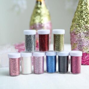 Weddings Parties and Gift Aqua Sparkly Glitter Crafts DIY Party Wedding Decorations Projects Sale vngift11415