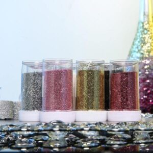 Weddings Parties and Gift Dusty Rose Sparkly Glitter Crafts DIY Party Wedding Decorations Projects Sale vngift11416