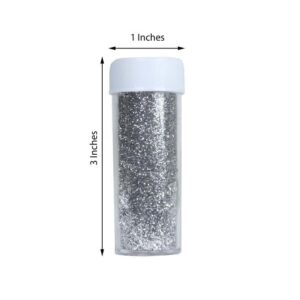 Weddings Parties and Gift Silver Sparkly Glitter Crafts DIY Party Wedding Gray Projects Sale vngift11437