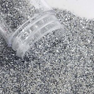 Weddings Parties and Gift Silver Sparkly Glitter Crafts DIY Party Wedding Gray Projects Sale vngift11437