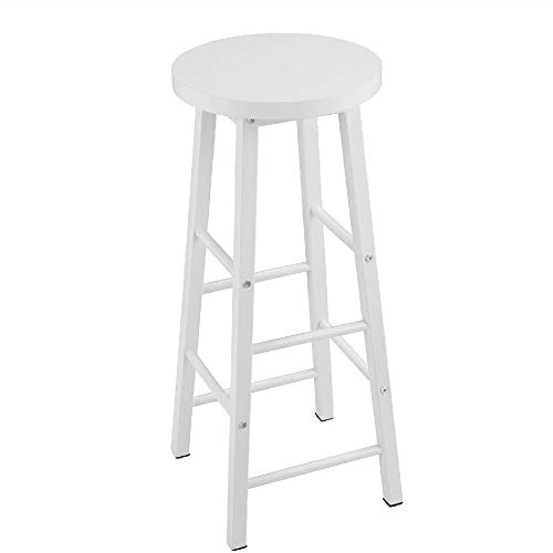 QZWLFY Executive Office Chair Office Chairs, Solid Metal Bar Stool for A Family Breakfast Bar Kitchen Bar Stools Length: 71 Cm/Seat Area: 30x30 Cm. Home Office Chair (Color : A)