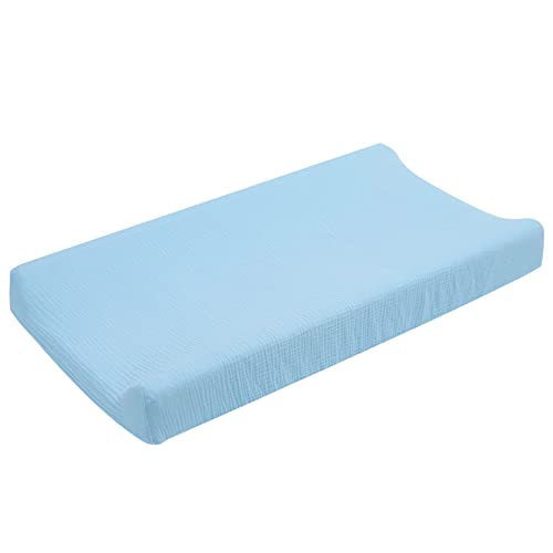 Newborn Baby Diaper Changing Pad Soft Stretchy Muslin Breathable Cover Change Table Cover for Lounger Cover