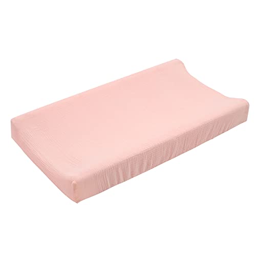 Newborn Baby Diaper Changing Pad Soft Stretchy Muslin Breathable Cover Change Table Cover for Lounger Cover