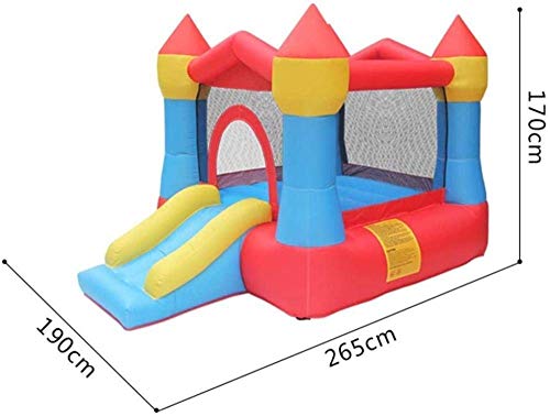 Bouncy Castle, Inflatable Castle for Children， Trampoline Home Small Inflatable Slide Parent-Children s Playground Kindergarten Indoor and Outdoor Toy Playground