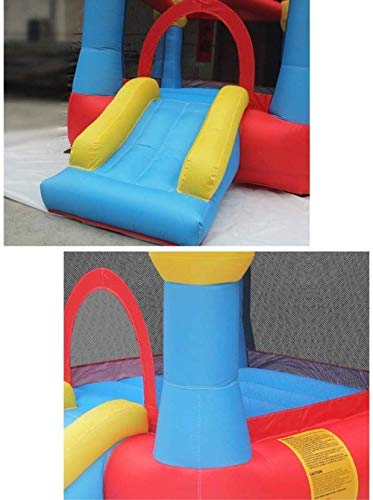 Bouncy Castle, Inflatable Castle for Children， Trampoline Home Small Inflatable Slide Parent-Children s Playground Kindergarten Indoor and Outdoor Toy Playground