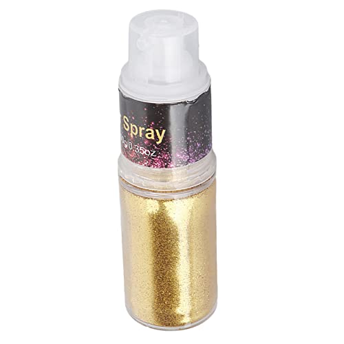 Golden Glitter Powder Face Body Paint Temporary Tattoo Nail Art Craft Glitter Powder Halloween Cosplay Party Art Stage Makeup 0.4oz