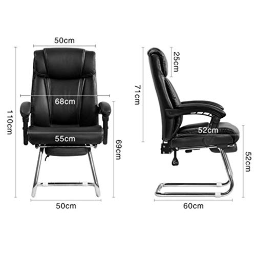 XXXDXDP Executive Office Chair Ergonomic Heavy Duty Chair Leather Adjustable Swivel Comfortable Rolling Chair