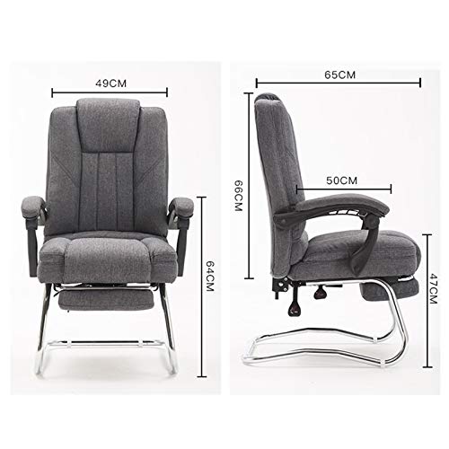 Mlaea Executive Computer Desk Chair, Living Room Computer Chair with Back and Neck Support, Dining Chair Desk Task Chair, 49 * 50 * 66CM(Color:#1)