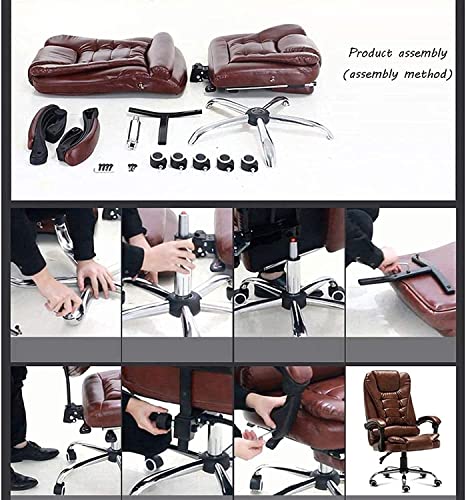 RILOOP Office Chair for Lumbar Support with Swivel Ergonomic Executive Chair Dining Room Computer Gaming Chair Learning Desk Chair Meeting Chair Living Room