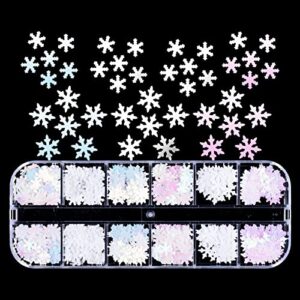 Snowflake Glitter Resin Fillings Flakes Sequins Epoxy Resin Mold Filler for DIY Jewelry Making Nail Art Decor