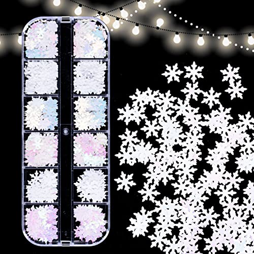 Snowflake Glitter Resin Fillings Flakes Sequins Epoxy Resin Mold Filler for DIY Jewelry Making Nail Art Decor