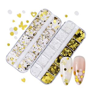 Heart Glitter Resin Fillings Flakes Sequins Epoxy Resin Mold Filler for DIY Jewelry Making Nail Art Decor