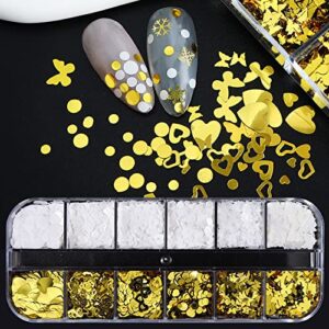 Heart Glitter Resin Fillings Flakes Sequins Epoxy Resin Mold Filler for DIY Jewelry Making Nail Art Decor