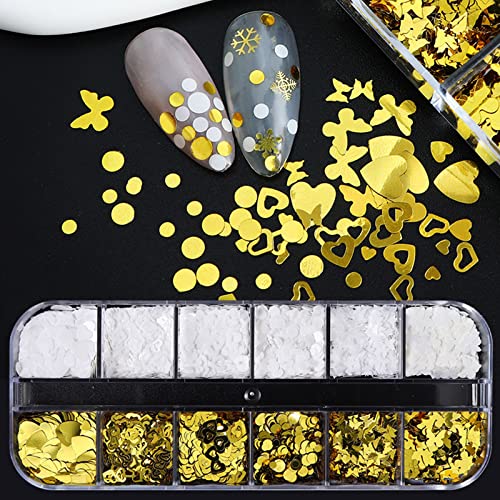 Heart Glitter Resin Fillings Flakes Sequins Epoxy Resin Mold Filler for DIY Jewelry Making Nail Art Decor