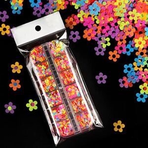 Glitter Flakes Stars Love Heart Numbers English Mixed Sequins Epoxy Resin Mold Filler Nail Art Decorations