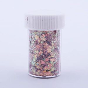 Craft Glitter Set 12 Colors Holographic Glitter Sequins Resin Rainbow Glitter for Body Face Nail Art Craft