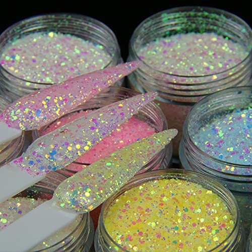 Mixed Colourful Glitter Sequins for Resin Craft Glitter Body Face Hair Glitter Nail Sequins 3D Nail Art Decoration