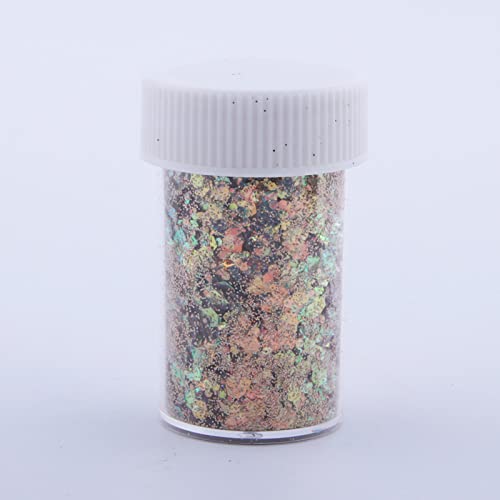 Craft Glitter Set 12 Colors Holographic Glitter Sequins Resin Rainbow Glitter for Body Face Nail Art Craft