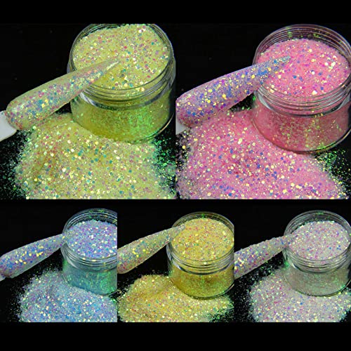 Mixed Colourful Glitter Sequins for Resin Craft Glitter Body Face Hair Glitter Nail Sequins 3D Nail Art Decoration