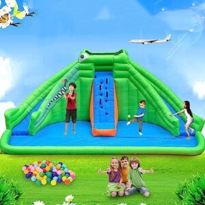 Inflatable Castle Children's Climbing Trampoline Children's Outdoor Playground Water Park Slide Naughty Castle