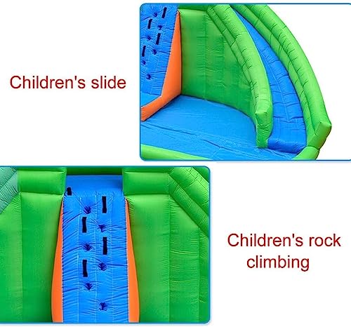 Inflatable Castle Children's Climbing Trampoline Children's Outdoor Playground Water Park Slide Naughty Castle