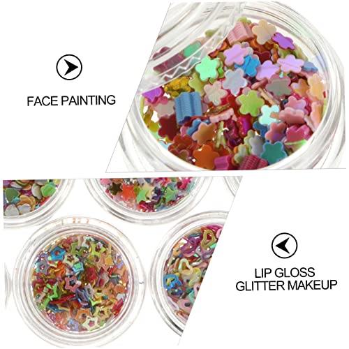 Vaguelly 1 Set Eye Makeup Sequins Nail Sequins Glitter Nail Sequins Flakes Nail Polish Applique Multipurpose Sequins Eye Makeup Sticker Glitter Sequins Flash Eye Makeup Stickers