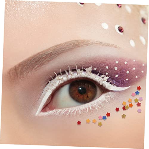 Vaguelly 1 Set Eye Makeup Sequins Nail Sequins Glitter Nail Sequins Flakes Nail Polish Applique Multipurpose Sequins Eye Makeup Sticker Glitter Sequins Flash Eye Makeup Stickers