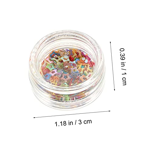 Vaguelly 1 Set Eye Makeup Sequins Nail Sequins Glitter Nail Sequins Flakes Nail Polish Applique Multipurpose Sequins Eye Makeup Sticker Glitter Sequins Flash Eye Makeup Stickers