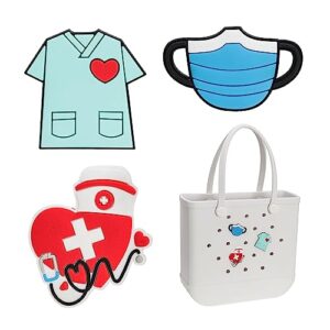 enruiya charms for bogg bags nurse charms accessories for women rubber simply southern beach totes decoration