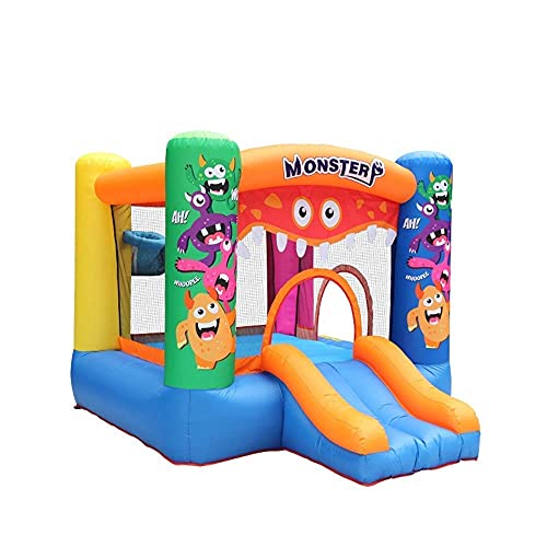 Bouncy Castle, Inflatable Castle Inflatable Castle Large Slide Outdoor Amusement Equipment Water Inflatable Children's Playground for Kids