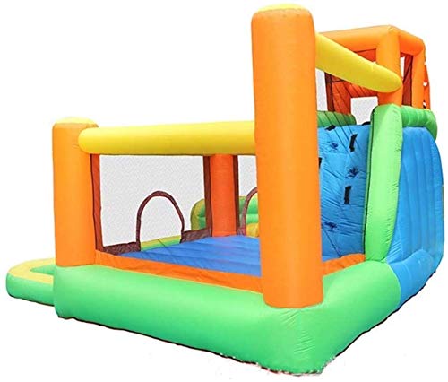 Kids Bouncy Castle Inflatable Castle Family Children's Playground Outdoor Play Equipment Small Trampoline Slide Combination Inflatable Bouncer Bounce House