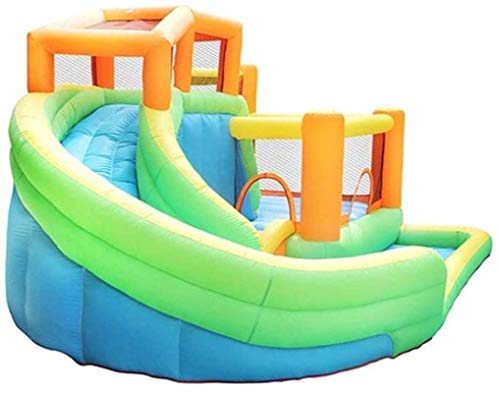 Kids Bouncy Castle Inflatable Castle Family Children's Playground Outdoor Play Equipment Small Trampoline Slide Combination Inflatable Bouncer Bounce House