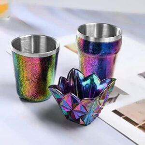 12 Colors Glitter-Chameleon Nail Flakes Holographic Laser Colorful Nail Sequin Different Shape for DIY Craft Soap Making