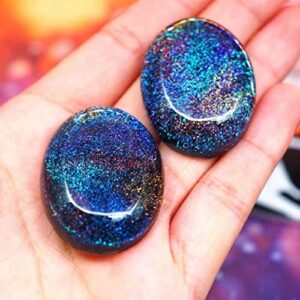 lixuesong Holographic Glitter Cosmetic Craft Glitter Resin Sequins for Epoxy Resin Art Festival Party Supply Glitter Slime Making