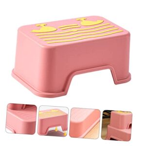 TOYANDONA 1pc Children's Step Stool Child Step Stool Bathroom Stool for Kids Stool for Toddlers Children Washing Toilet Potty Training Step Kids Step Stools Plastic Footstool Non-Slip Stool