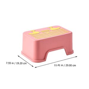 TOYANDONA 1pc Children's Step Stool Child Step Stool Bathroom Stool for Kids Stool for Toddlers Children Washing Toilet Potty Training Step Kids Step Stools Plastic Footstool Non-Slip Stool