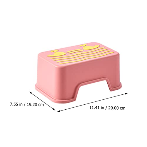 TOYANDONA 1pc Children's Step Stool Child Step Stool Bathroom Stool for Kids Stool for Toddlers Children Washing Toilet Potty Training Step Kids Step Stools Plastic Footstool Non-Slip Stool