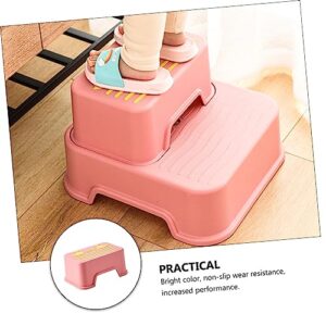 TOYANDONA 1pc Children's Step Stool Child Step Stool Bathroom Stool for Kids Stool for Toddlers Children Washing Toilet Potty Training Step Kids Step Stools Plastic Footstool Non-Slip Stool