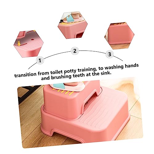 TOYANDONA 1pc Children's Step Stool Child Step Stool Bathroom Stool for Kids Stool for Toddlers Children Washing Toilet Potty Training Step Kids Step Stools Plastic Footstool Non-Slip Stool