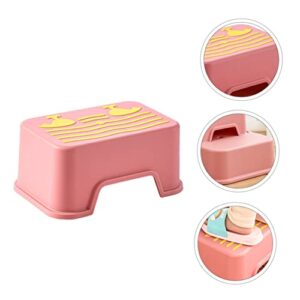 TOYANDONA 1pc Children's Step Stool Child Step Stool Bathroom Stool for Kids Stool for Toddlers Children Washing Toilet Potty Training Step Kids Step Stools Plastic Footstool Non-Slip Stool