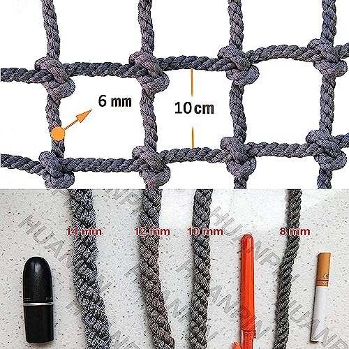 EkiDaz HXRW Rope Net Climbing Rope Net for Kids Multi-Purpose Protective Safety Net Outdoor Climbing Cargo Netting Playground Sets for Backyards (Size : 3 * 5m(9.9 * 15.15ft))