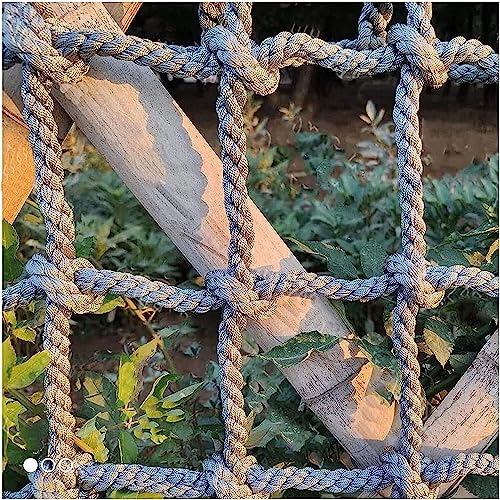 EkiDaz HXRW Rope Net Climbing Net for Kids Portable Protective Safety Net, for Indoor and Outdoor Playground Rope Net Playground Sets for Backyards (Size : 1 * 1m(3.3 * 3.3ft))