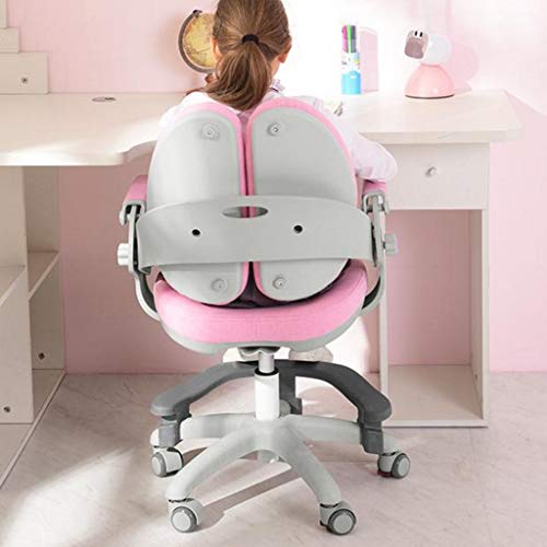 ZLBYB Children's Study Chair Primary School Home Desk Office Adjustable Lift Seat Back Chair Writing Chair Stool