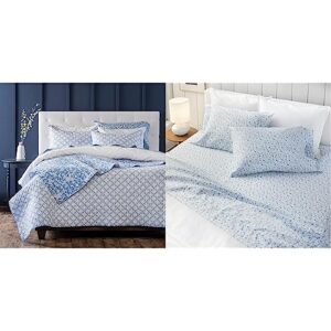 martha stewart quilt and sheet set