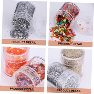 FOMIYES 10pcs Nail Art Glitter Sequins Makeup Sets Gel Nail Sticker Body Stickers Nail Diamonds Rhinestones Glitter Powder for Nail Rhinestone Stickers Aluminum Foil Flakes Cosmetic Gem