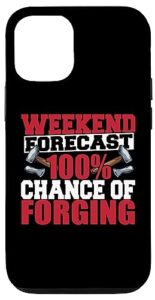 iphone 14 weekend forecast 100 percent chance forging forge blacksmith case