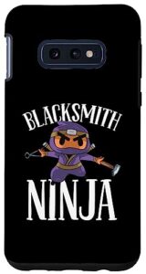 galaxy s10e forging hammer forge cute kids blacksmith ninja case